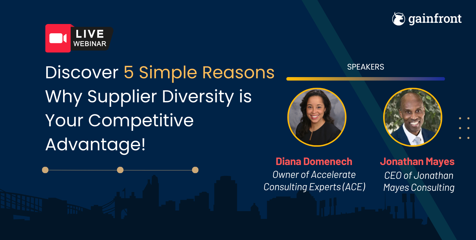 Webinar: Discover 5 Simple Reasons Why Supplier Diversity is Your Competitive Advantage!